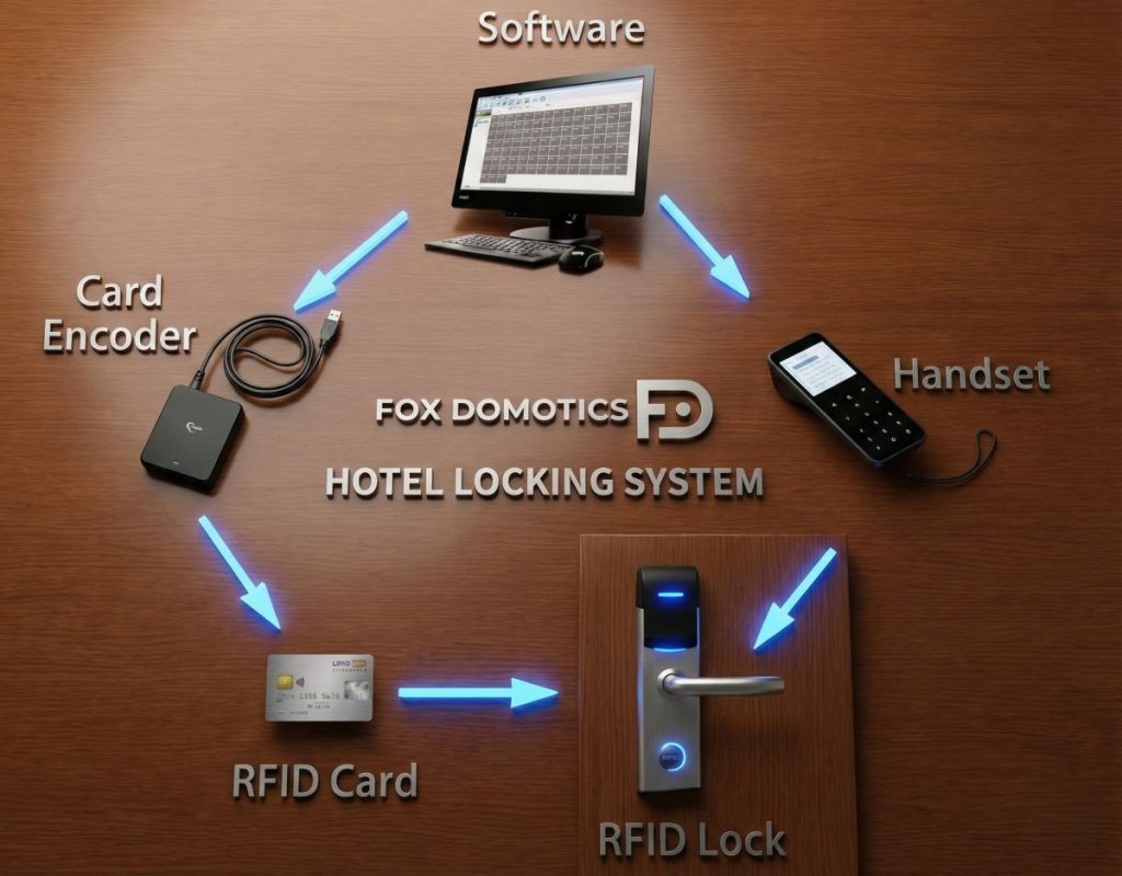Hotel Digital Door Lock - Home Automation and Hotel Room Automation System